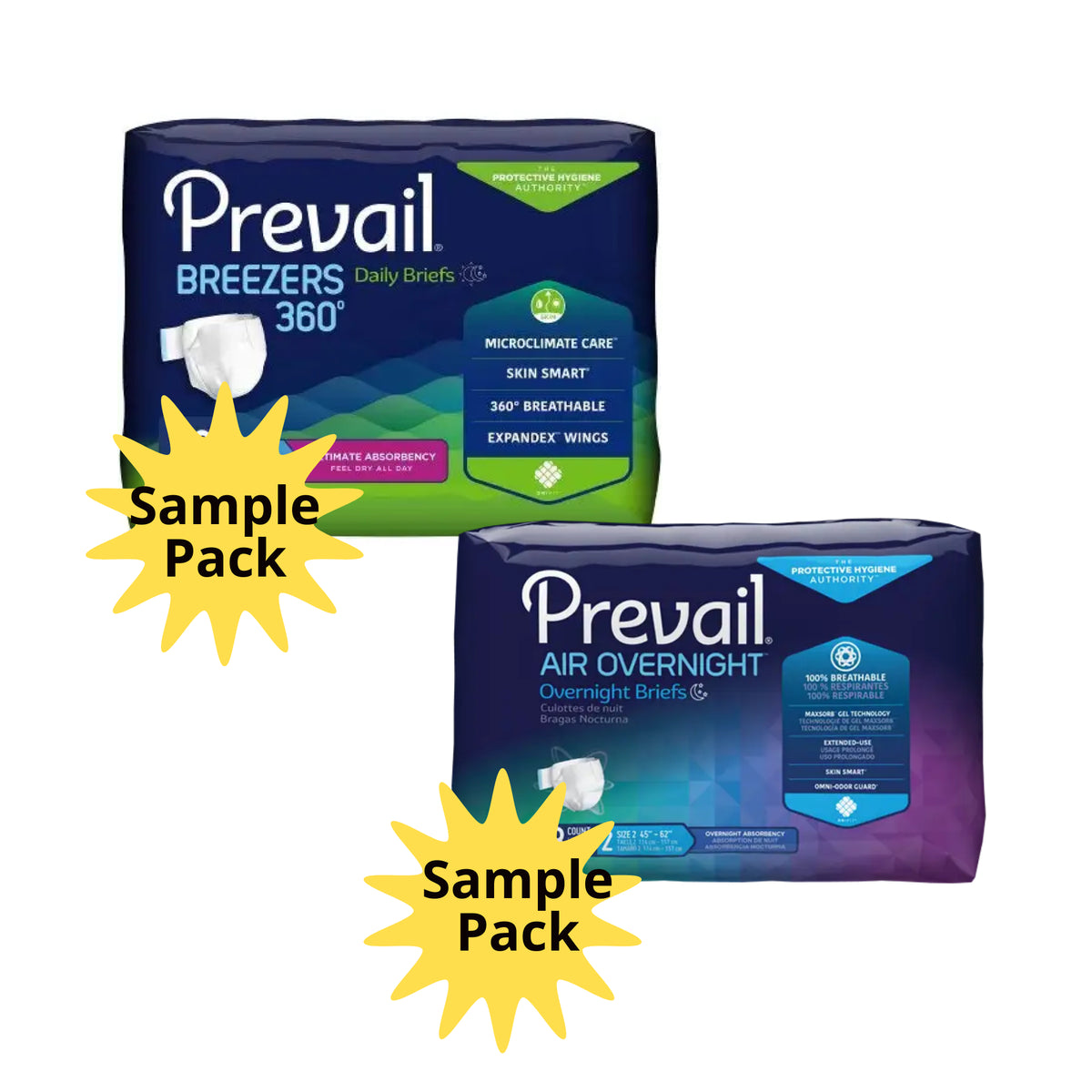 Prevail® Sample Pack - 3 pcs ( Free Delivery ) — Babyonline