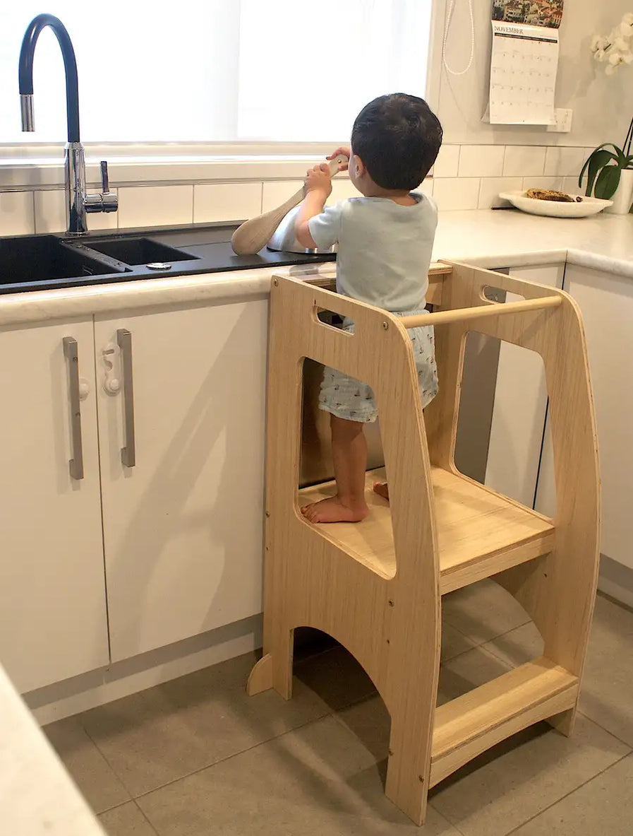 Kapai Wooden Kitchen Helper - NATURAL — Babyonline
