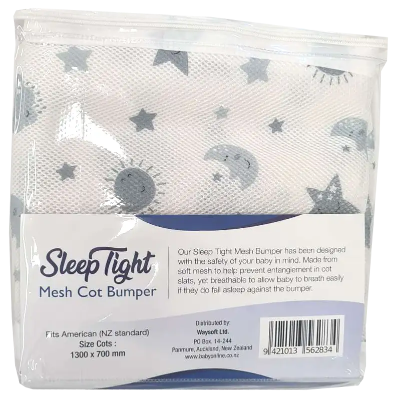 Sleep Tight Breathable Mesh Cot Bumper — Babyonline